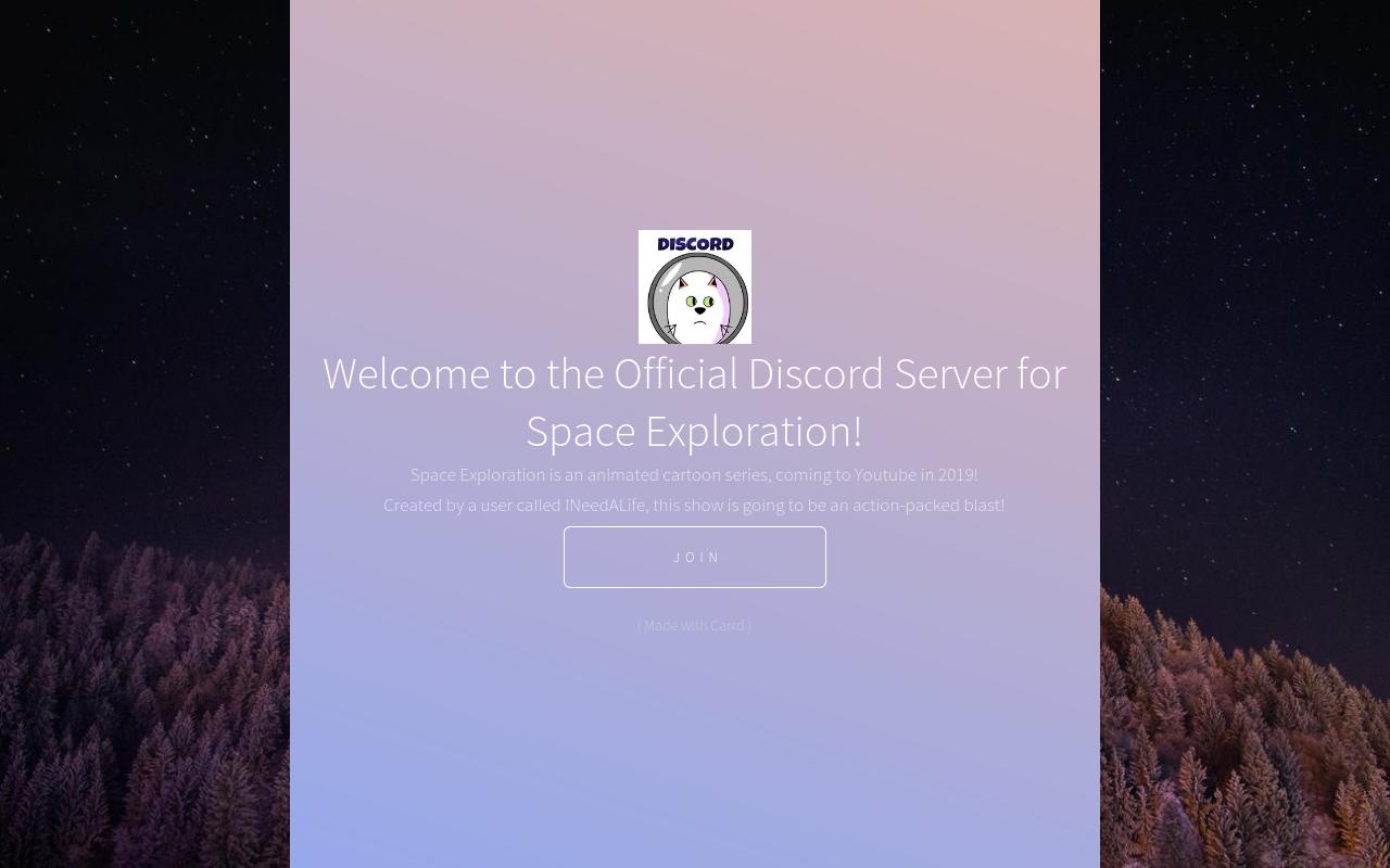Discord Server for Space Exploration